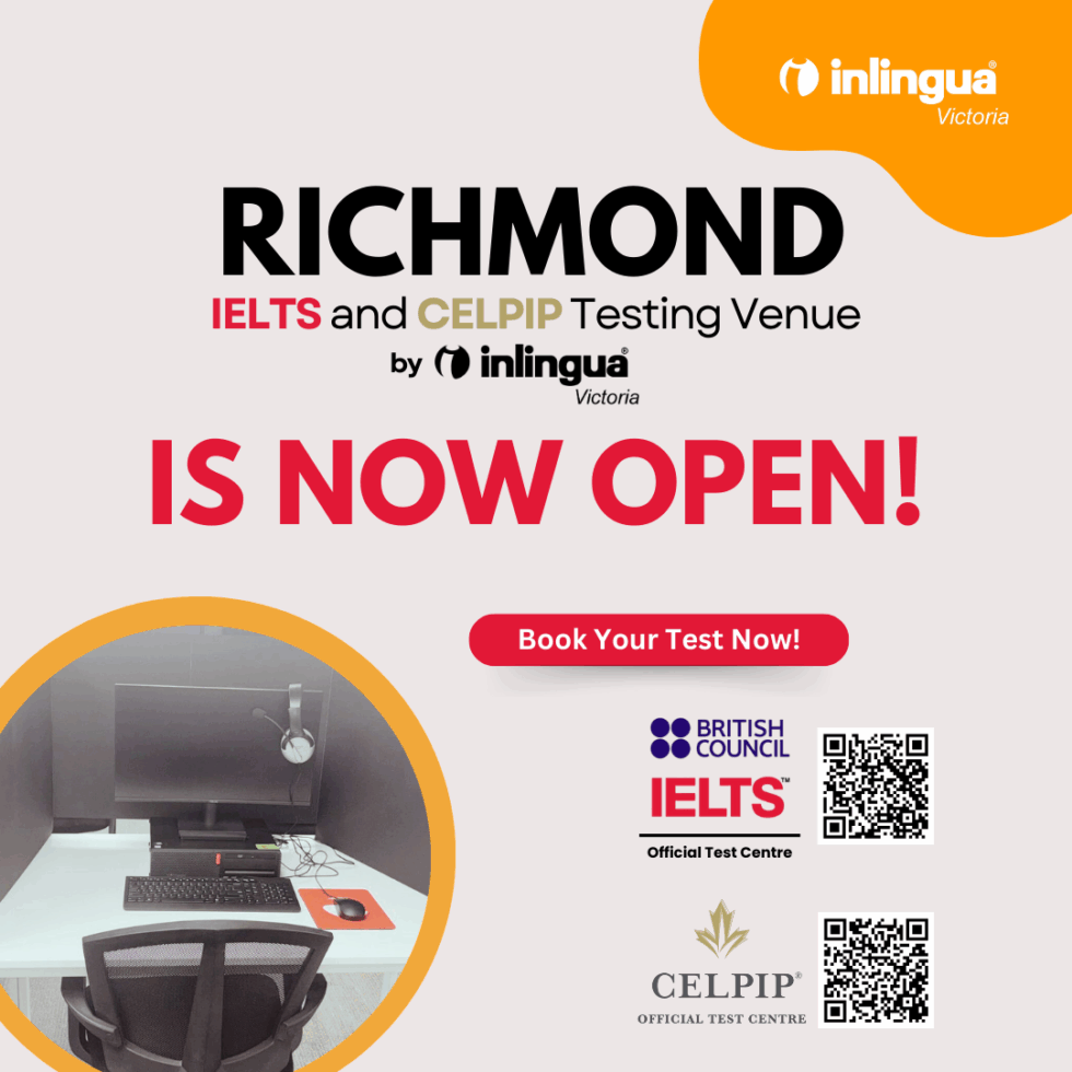 Book IELTS test - inlingua Victoria